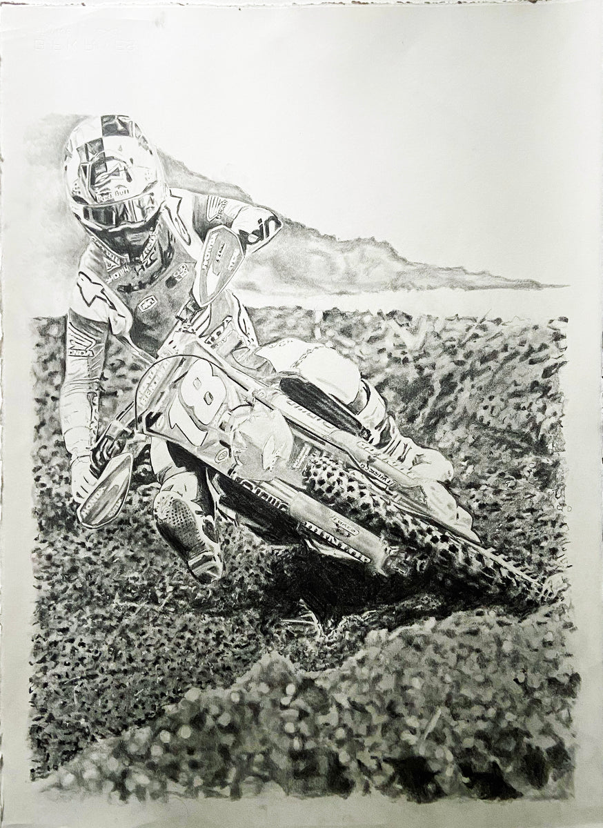 Jett Lawrence Artist Print – RichardHartArt.com